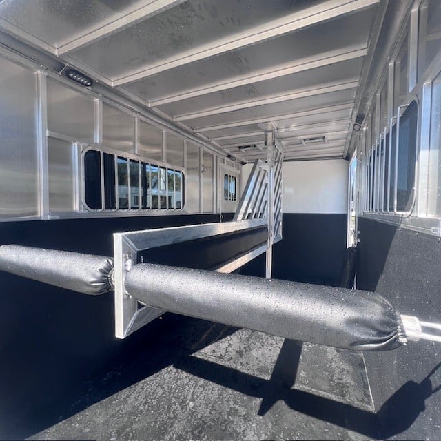 2025 Frontier Fast Track - Blue - Rear & Side Ramp - 2 Horse Straight ...