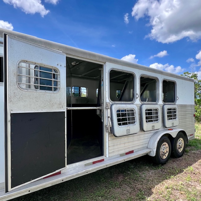 2000 Exiss 4 Horse Slant Load Gooseneck Horse Trailer SOLD!!! | Nelson ...
